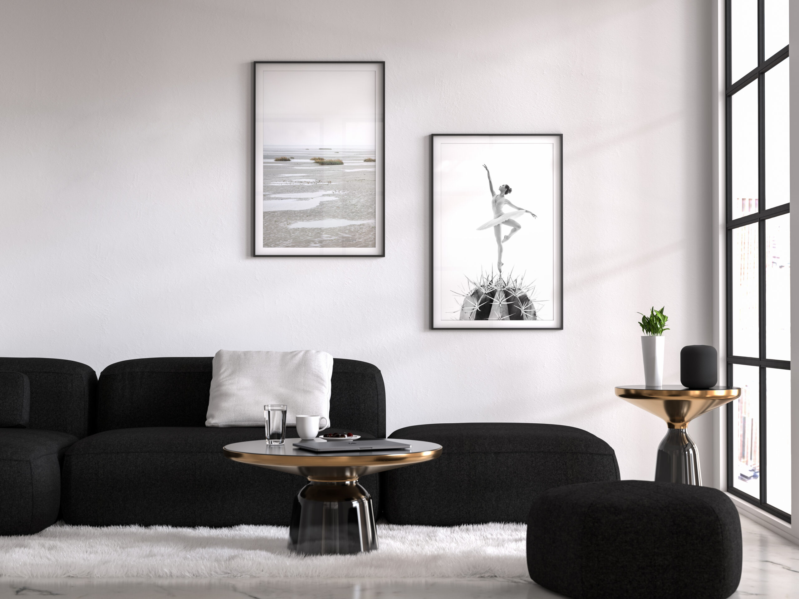 Modern Double Poster Mockup by Anthony Boyd Graphics - ThePassie